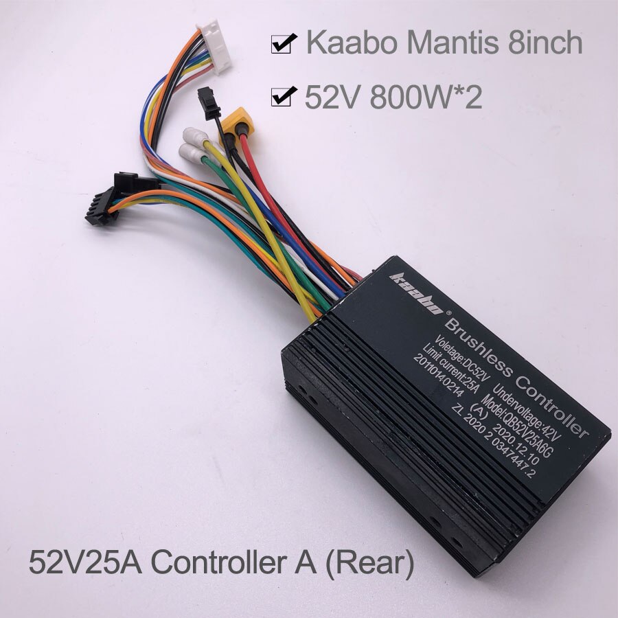 Controller Mantis 8 52V25A 2x800W Sine Wave | e-Bikescooter